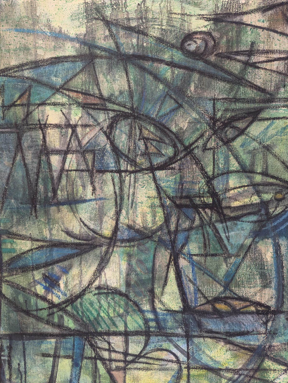 Davida Allen Abstracted Inverted Face - Australian Contemporary Art ...